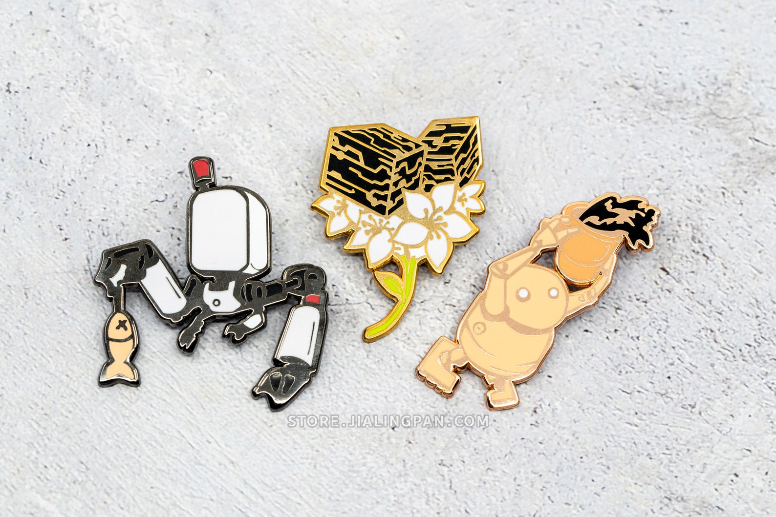 Nier : Automata Enamel Pins 2B A2 93 Pod152 Robot Black Box - Etsy