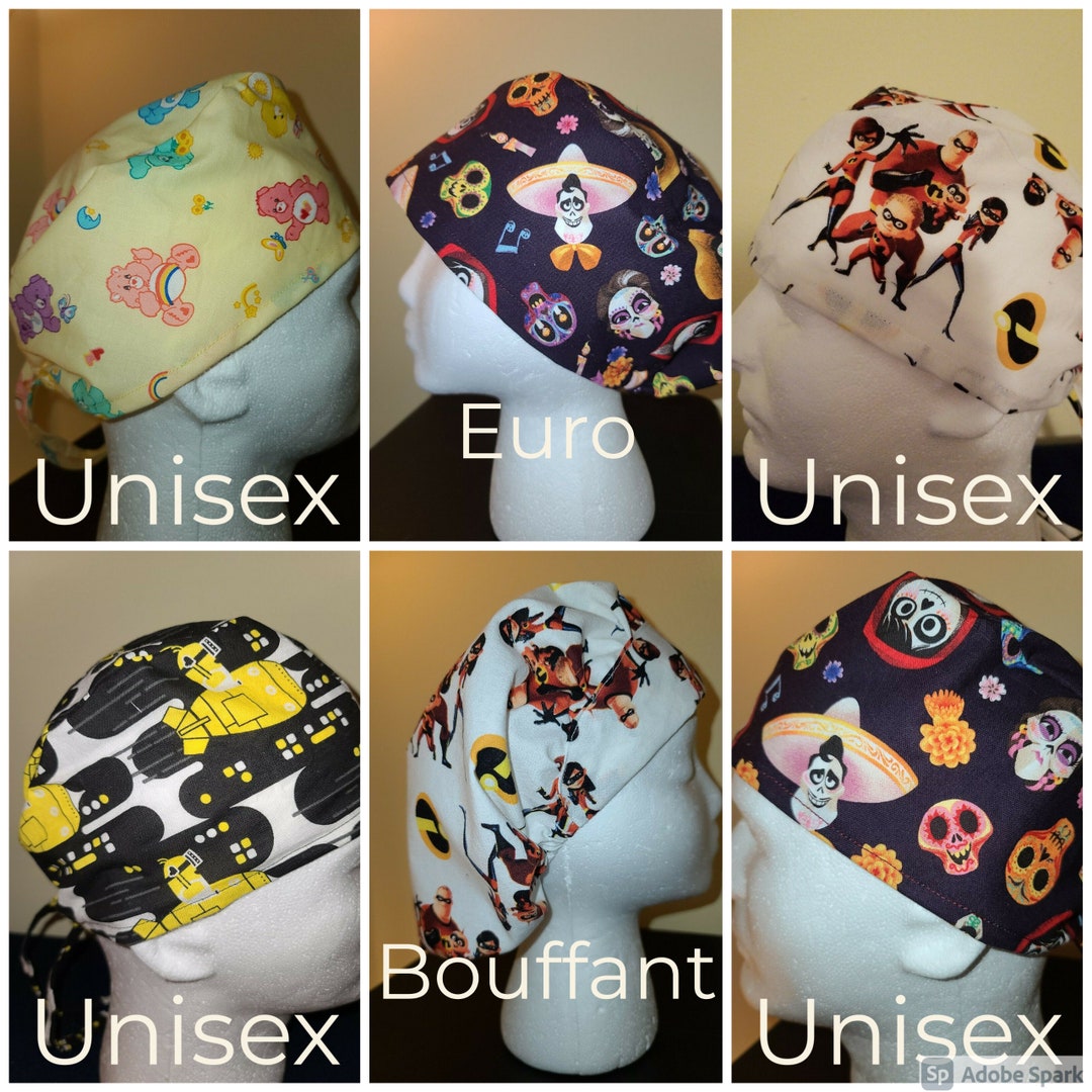 Cartoon Surgical Scrub Hat - Etsy