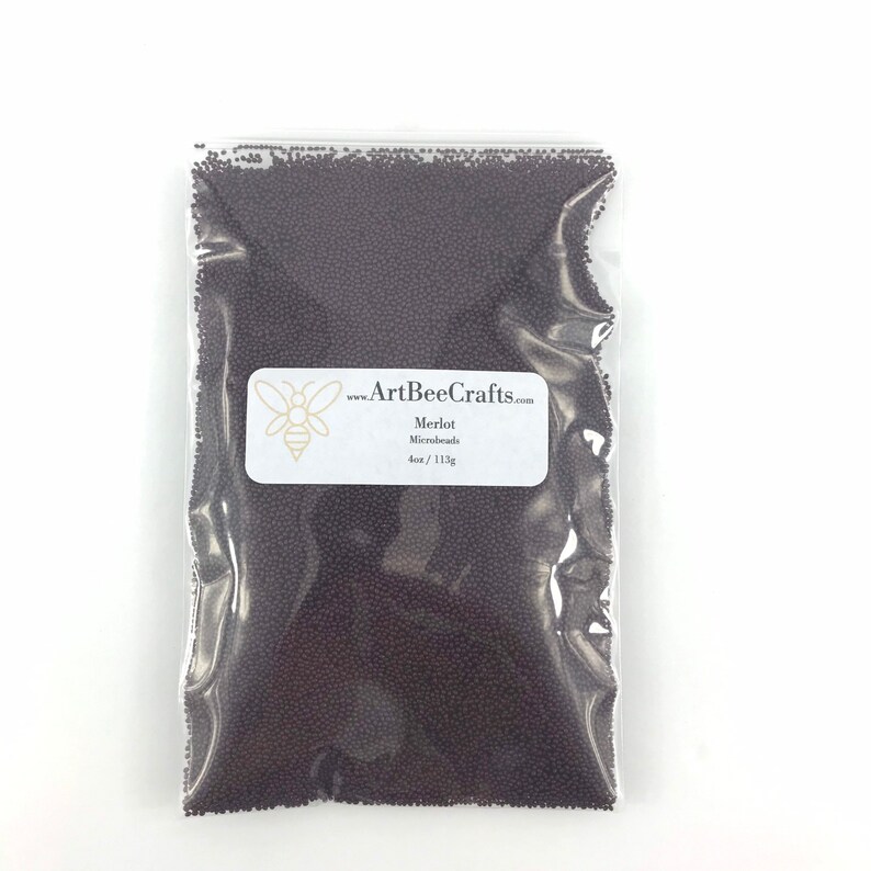 Merlot- Microbeads (no Holes) 1.0mm - 1.2mm Caviar Beads USES: Nails ...