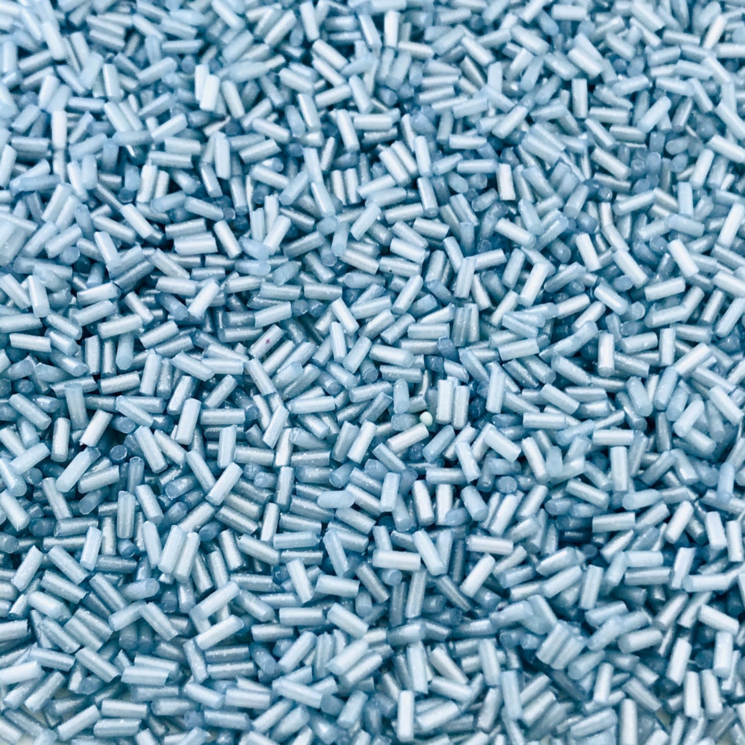 Ice Blue Stick Beads / No Holes / Fake Sprinkles / USES Jewelry, Key ...