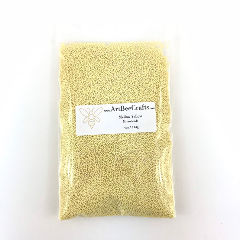Mellow Yellow- Microbeads (no Holes) 1.0mm - 1.2mm Caviar Beads USES ...