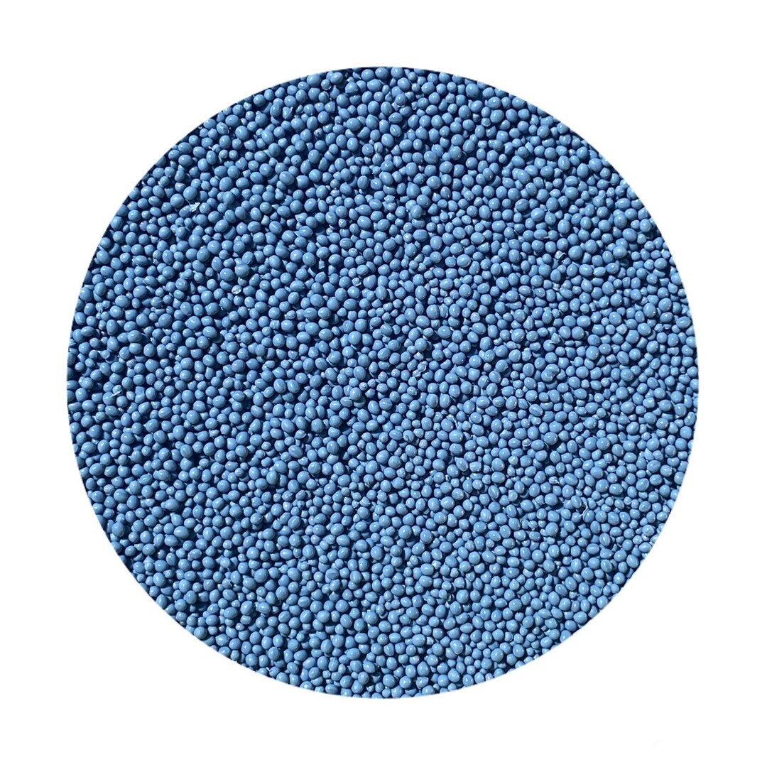 Puff Blue- Microbeads (no Holes) 0.8mm - 1.2mm Caviar Beads USES: Nails ...