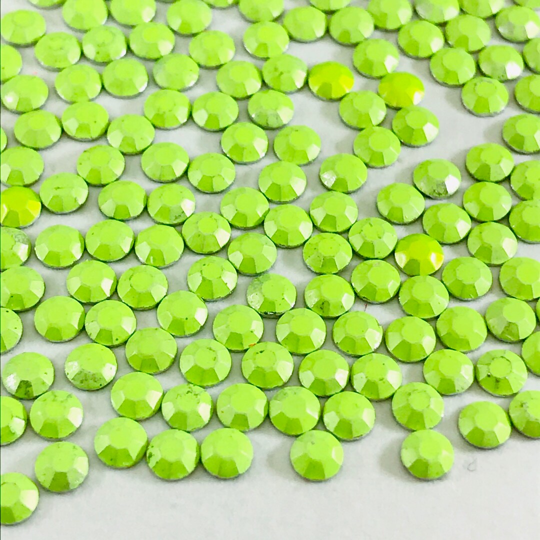 Neon Yellow Hotfix Rhinestuds / Avaliable Sizes 3mm / 144pc, 720pc ...