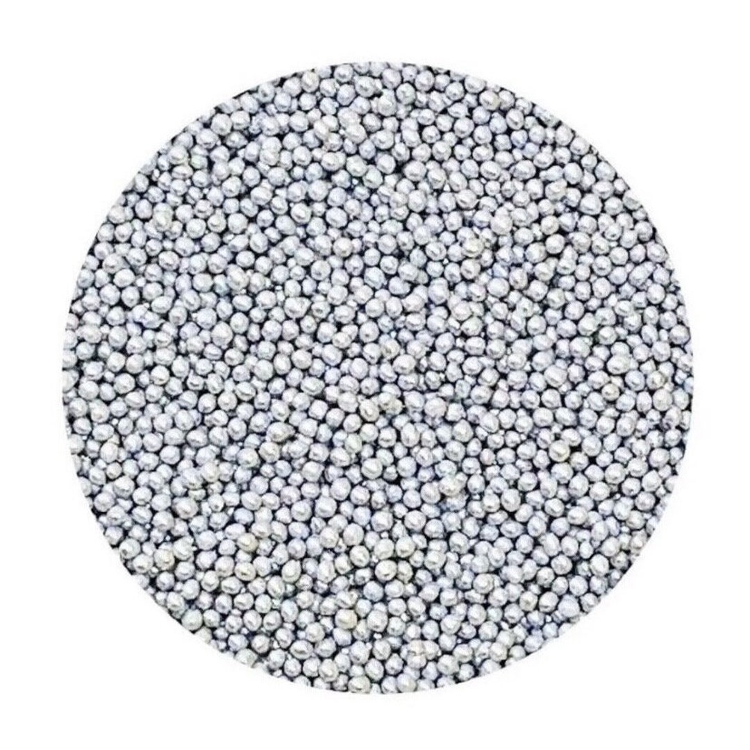 Silver- Microbeads (no Holes) 1.0mm - 1.2mm Caviar Beads USES: Nails ...