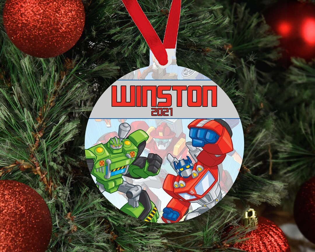 Rescue Bot Digital Ornament Design - Etsy