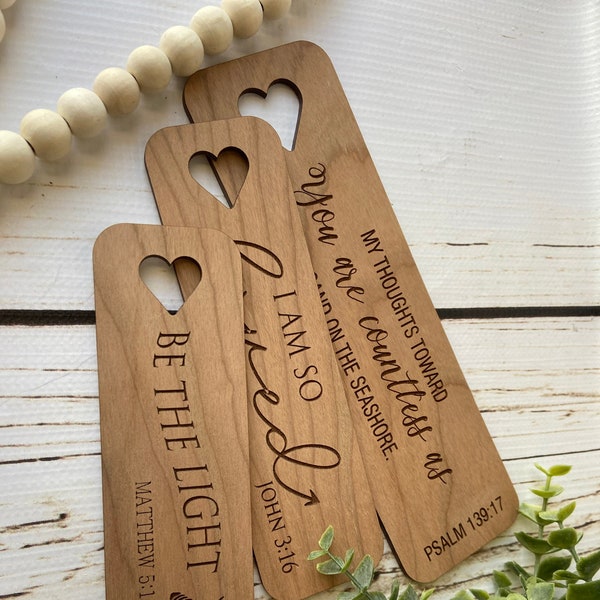 Wood Bookmark - Etsy