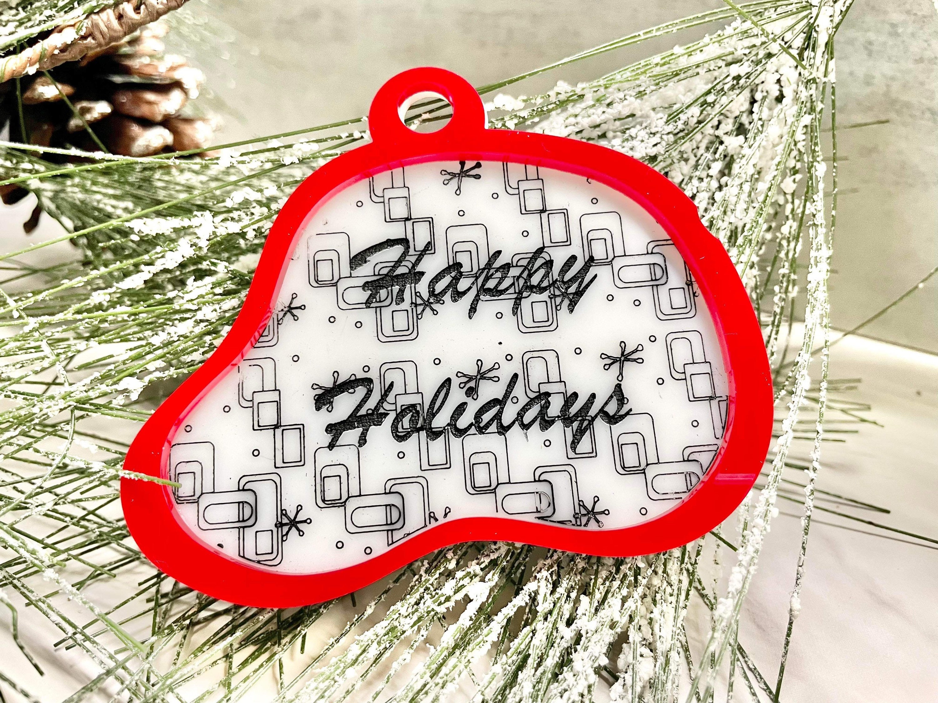 Retro Vintage Atomic Age Christmas Holiday Ornaments Svg - Etsy