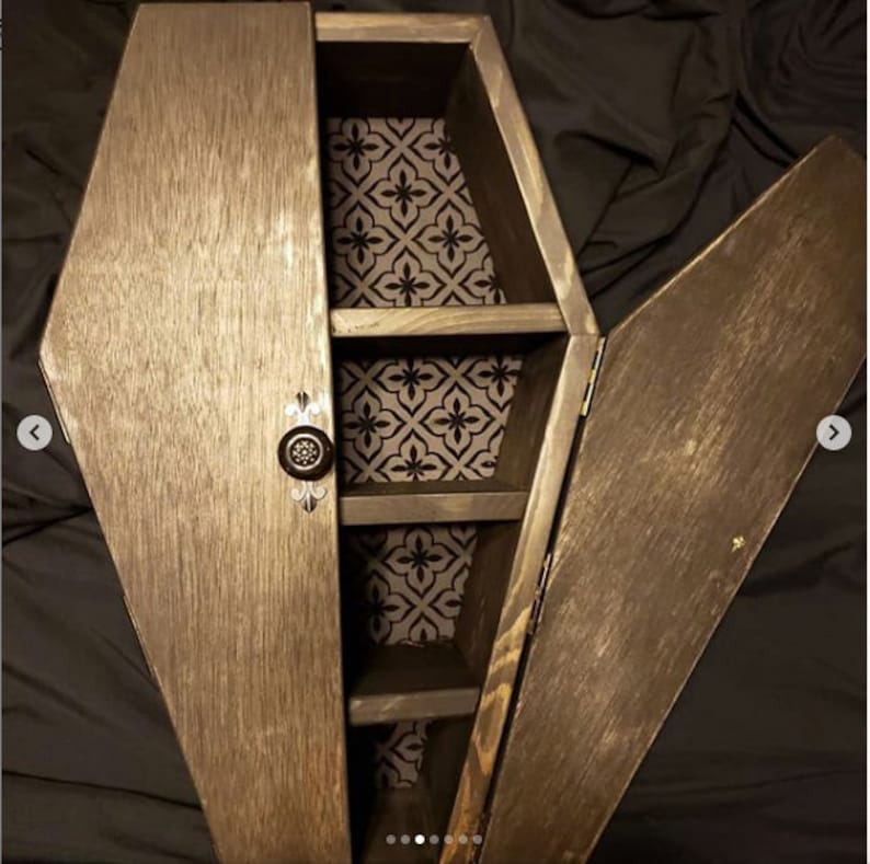 Custom Coffin Cabinets - Etsy