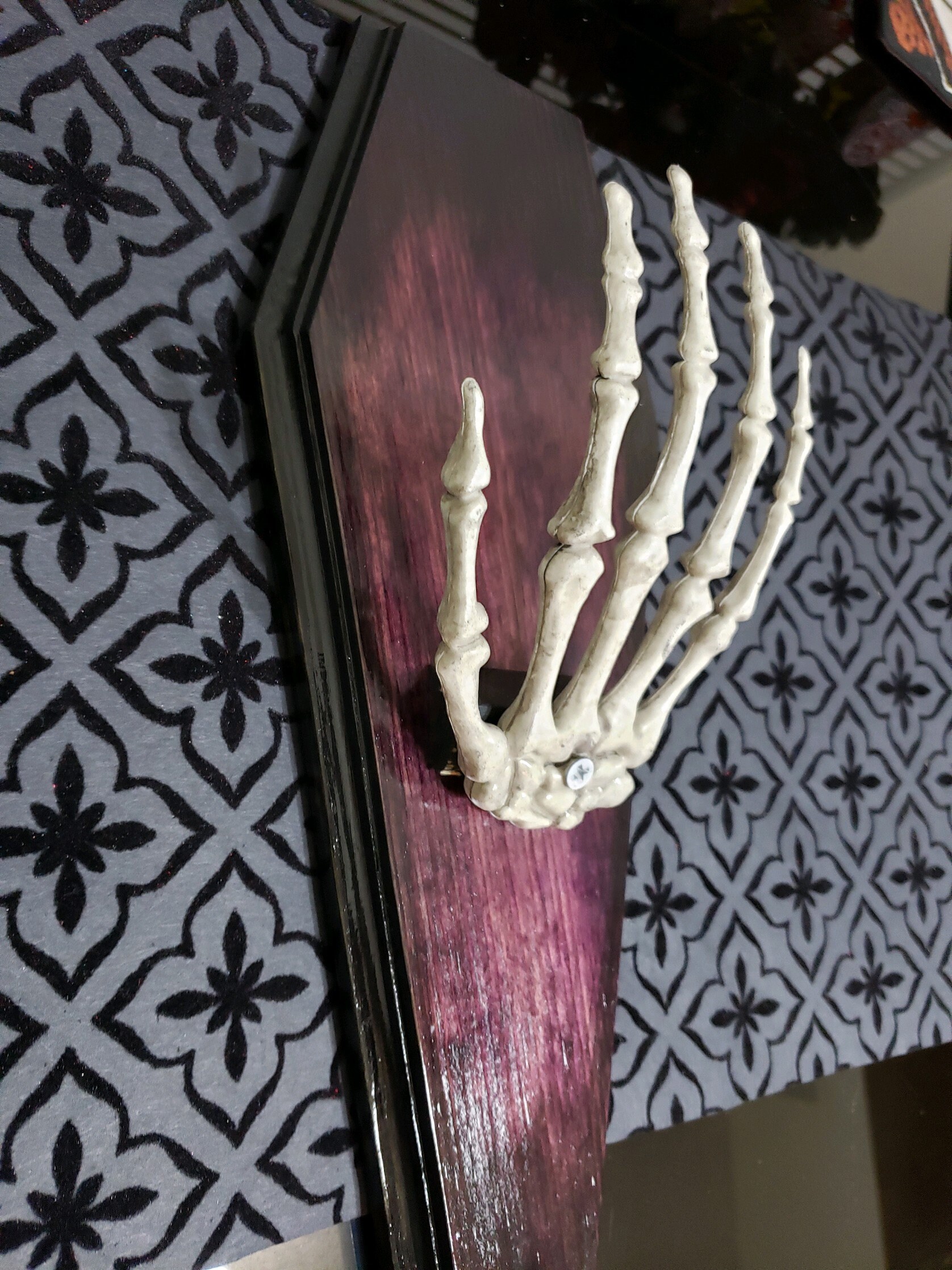 Coffin Skeleton Hand Jewelry Catcher - Etsy