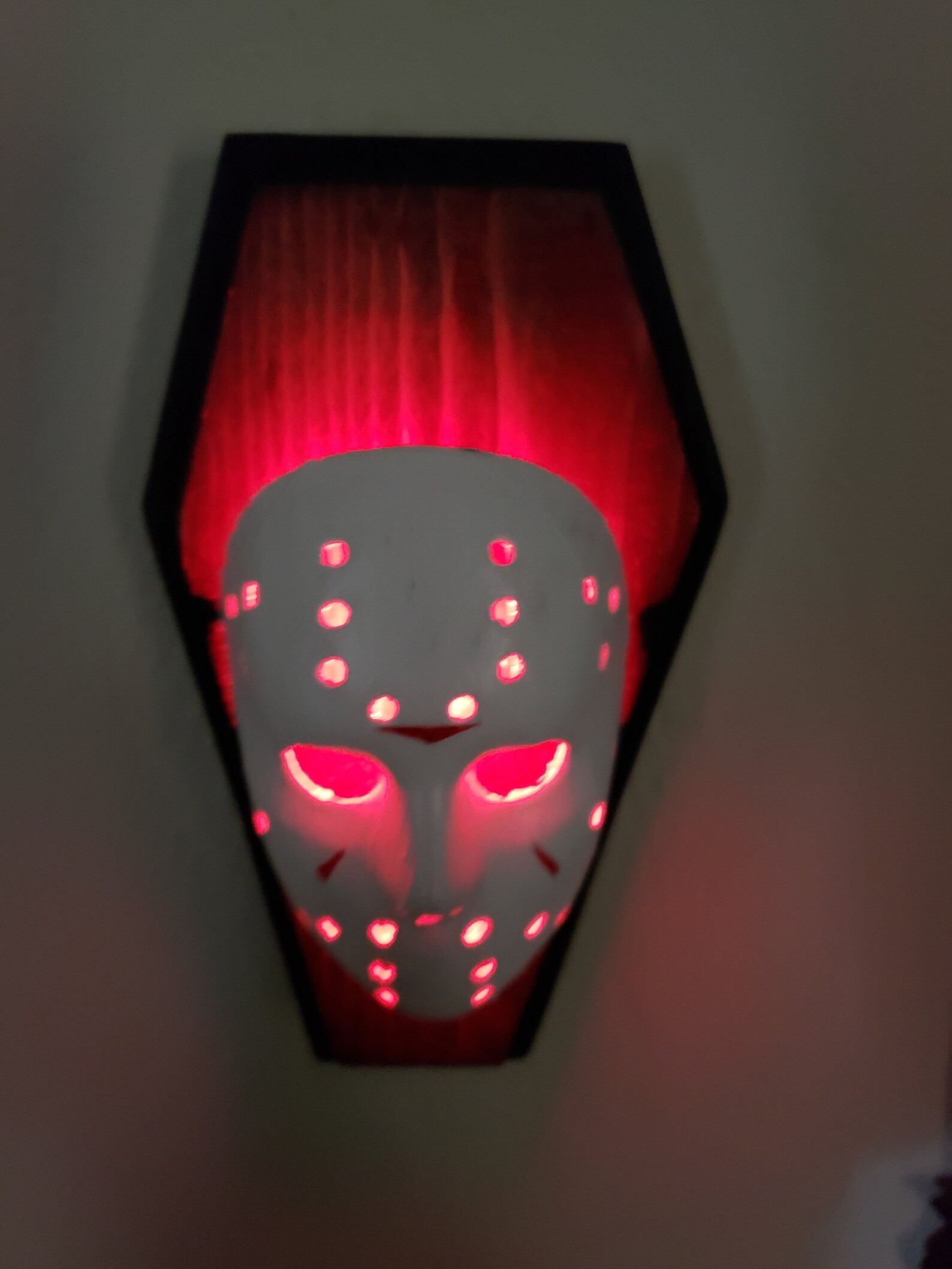 JASON MASK Coffin Display - Etsy