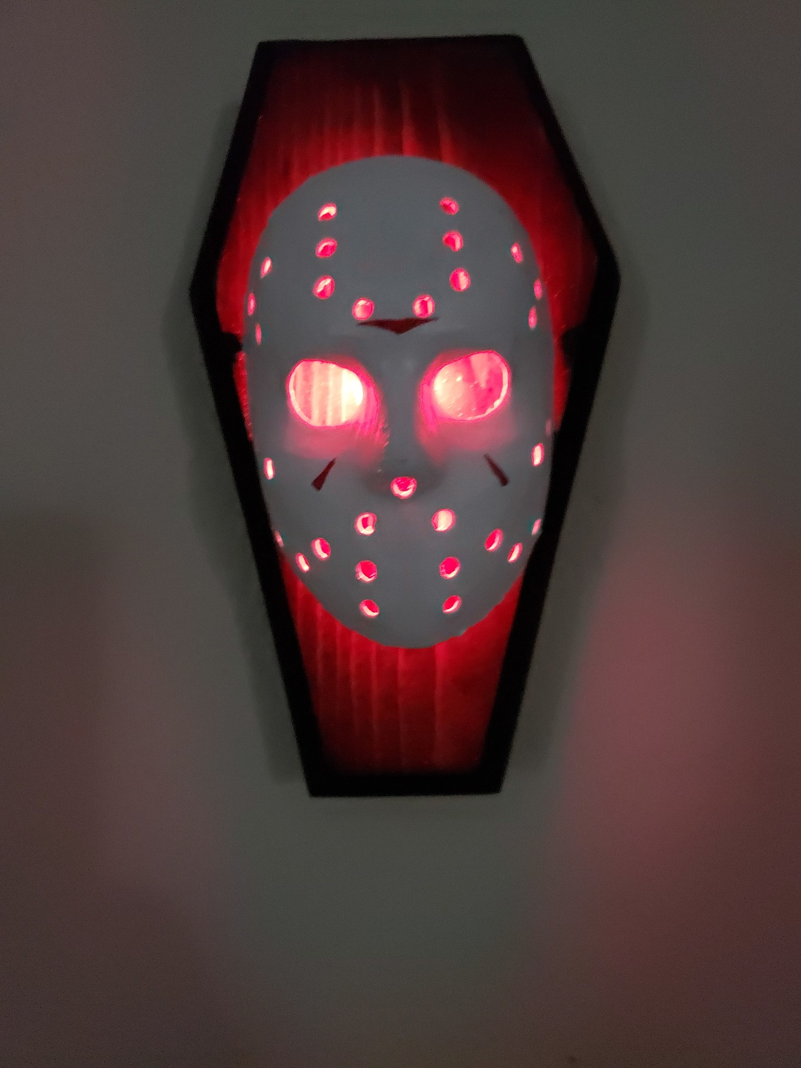JASON MASK Coffin Display - Etsy
