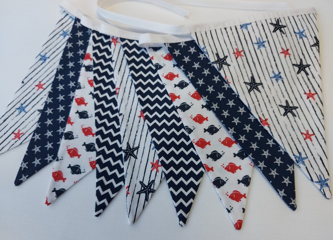 Starfish Pennant Chain - From 9 Pennants - Etsy