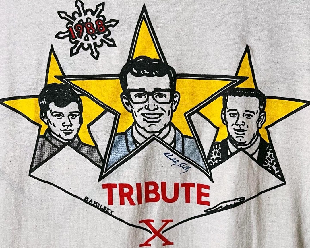1980s RARE Buddy Holly Tribute Ringer Tee - Etsy