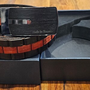 Engraving Wood Belt, Ebony Wood Belt, Wood Belt, Men Wood Belt, Belt ...