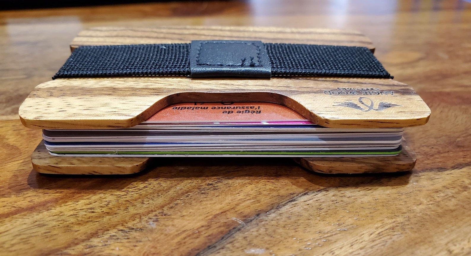 Engrave Wood Wallet /100% Wood Card/minimalist Wallet /slim | Etsy