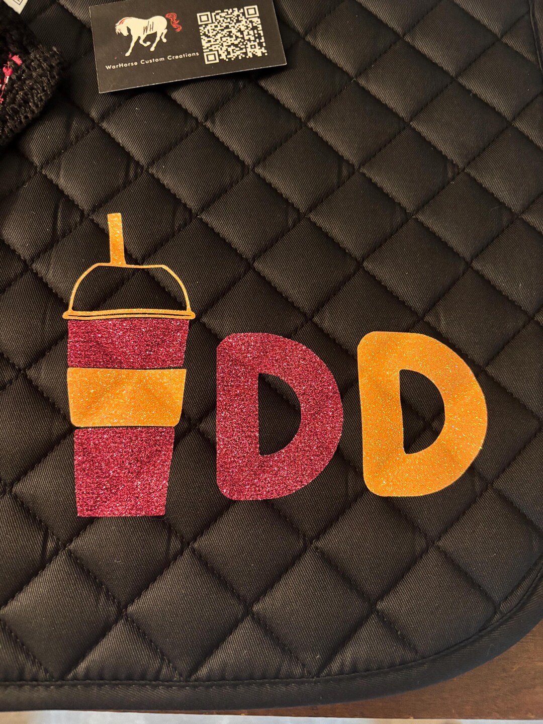 Dunkin Donuts Coffee - Horse All Purpose Saddle Pad and Bonnet - Etsy