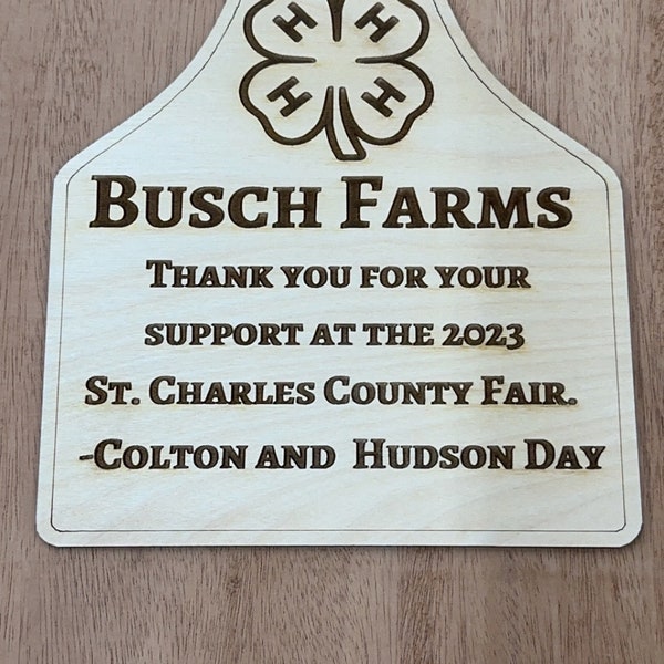 Ffa Hog Thank You - Etsy