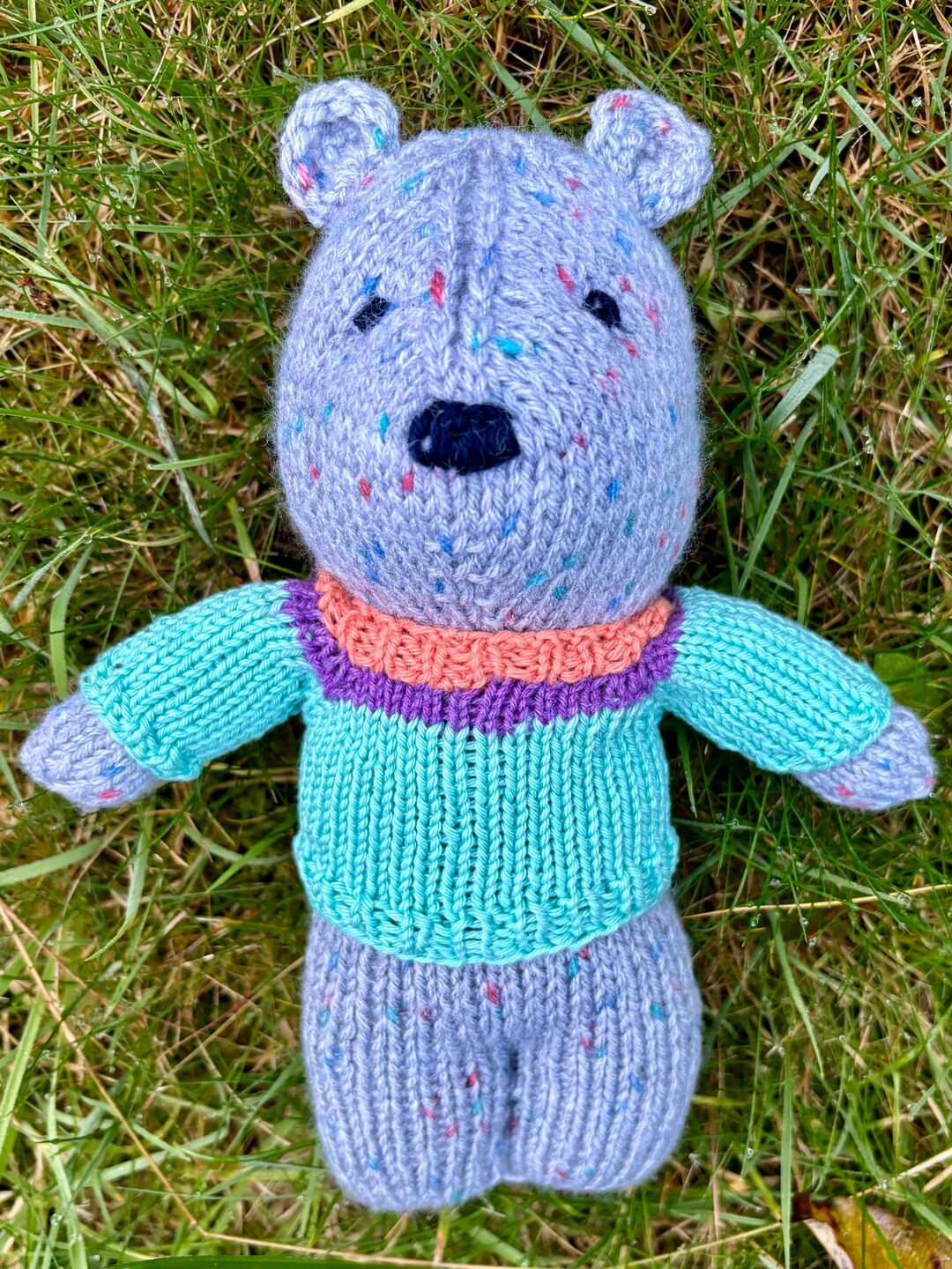 Teddy beard Cuddly Toy, Cute Teddy Bear, Doll, Knitted - Etsy