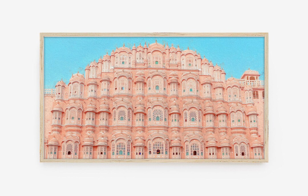 Hawa Mahal Frame TV Art: Jaipur Pink Palace (digital Download) - Etsy