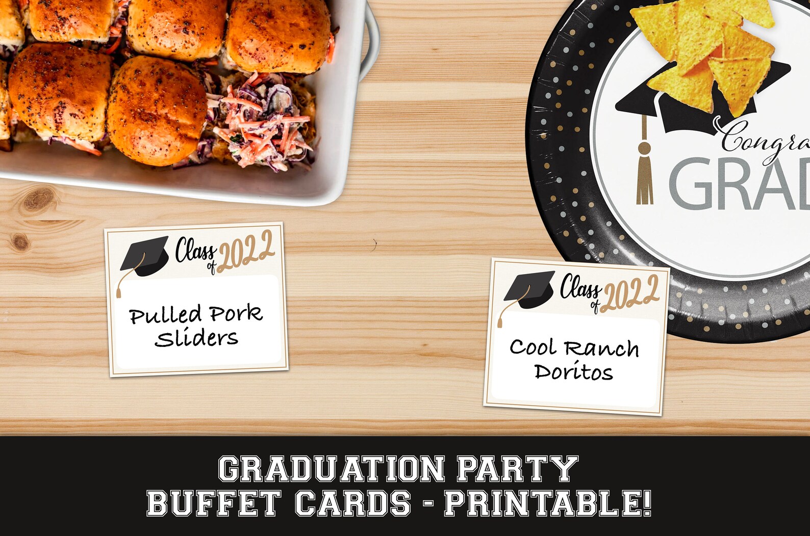 Buffet Labels Tent Card Food Labels Instant Download - Etsy