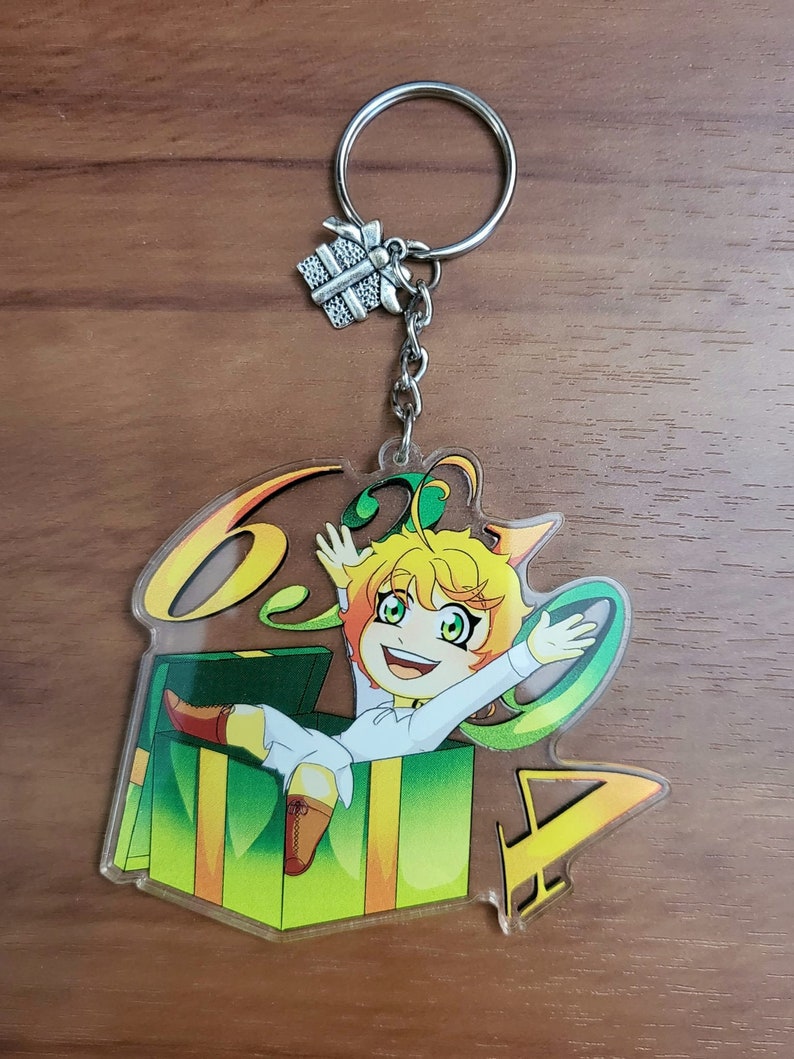 The Promised Neverland Emma Acrylic Charm - Etsy