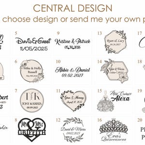 Personalized Dusty Blue Heart Wedding Guest Book Alternative Sign ...