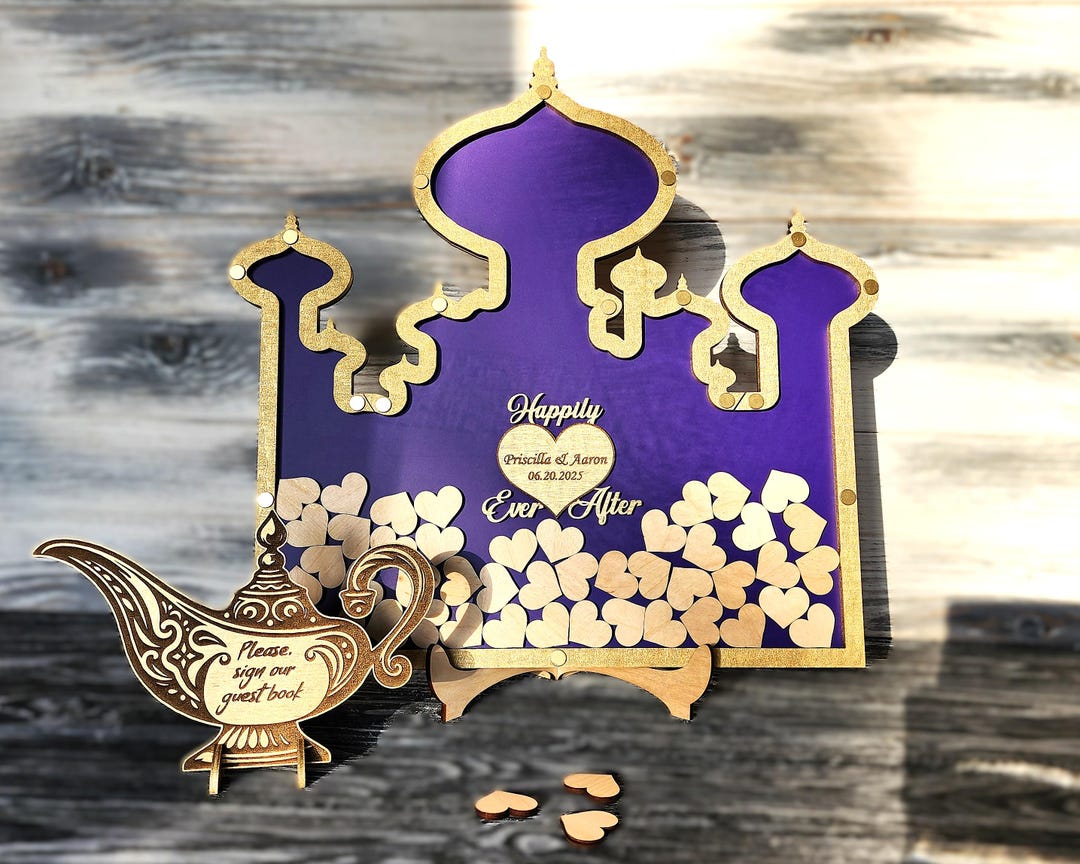Aladdin Castle Guestbook Drop Box: Fairytale Wedding Keepsake - Etsy