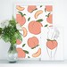 Set of 2 Peach Prints, Peachy Booty, Fruit Print,peach Aesthetic, Peach ...