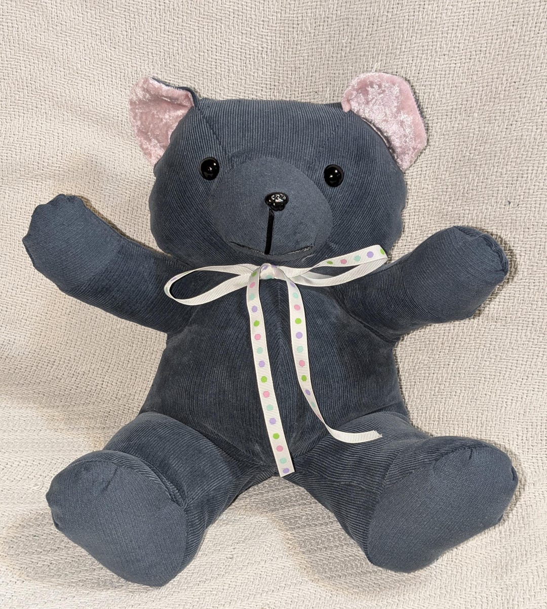 Corduroy Teddy Bear - Etsy