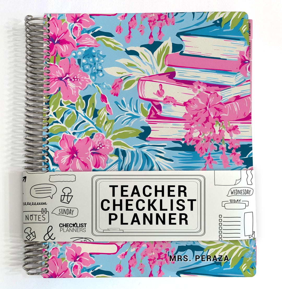 TEACHER Checklist Planner, Lesson Planner, 2024-2025, 2025-2026, School ...