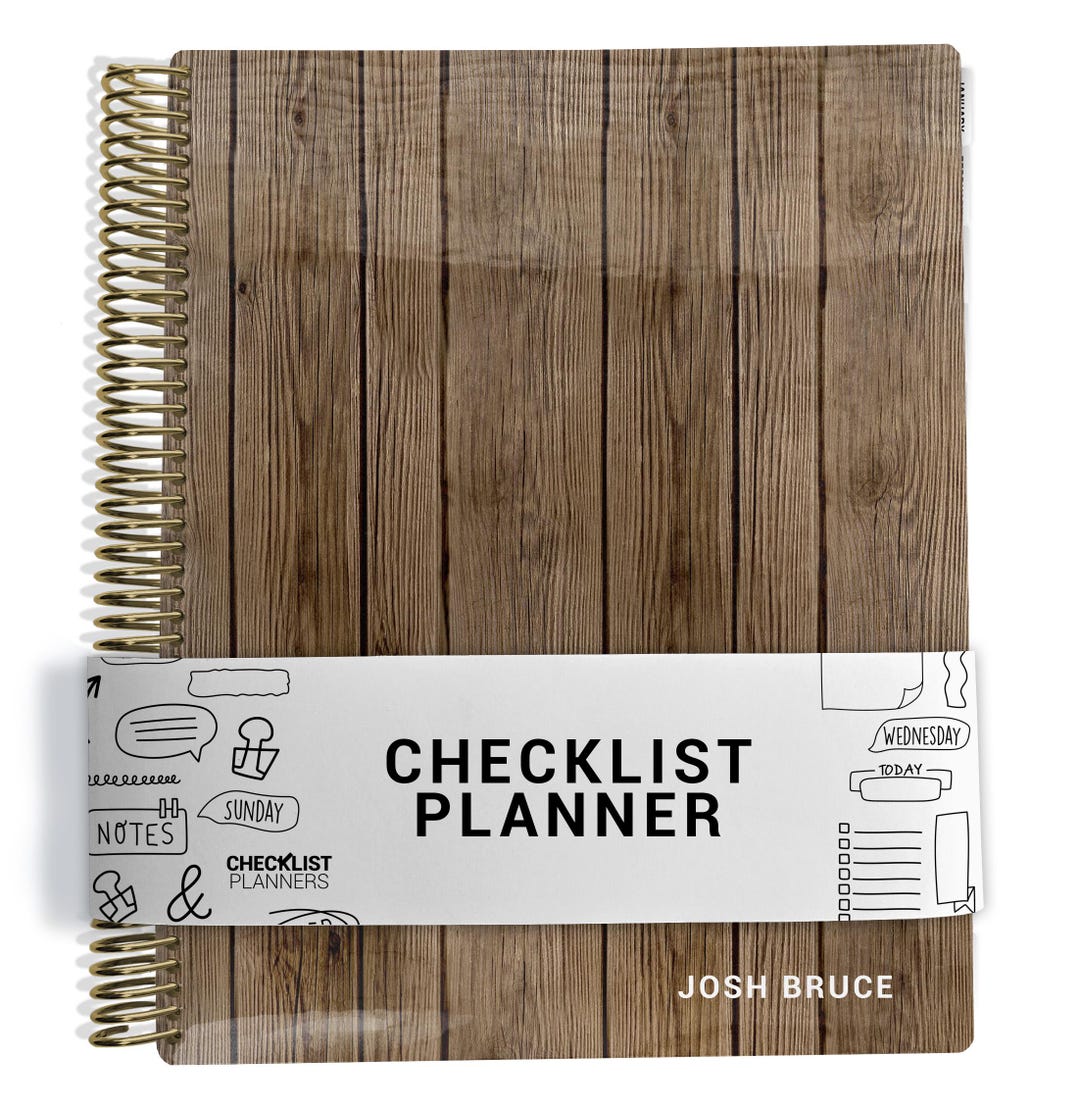 Male Planners for MEN, Checklist Planner, to Do List Planner, 2025-2026 ...