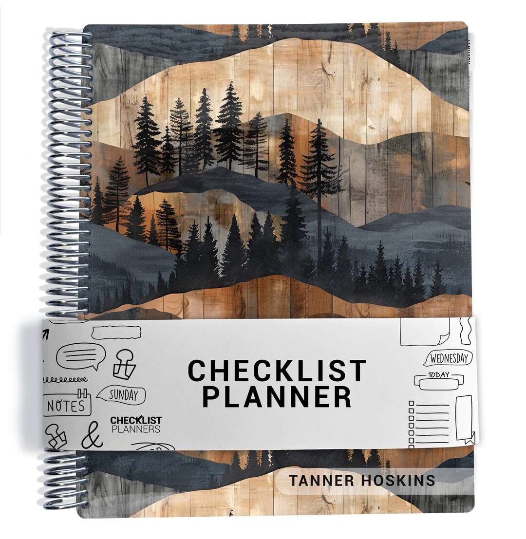 Male Planners for MEN, Checklist Planner, to Do List Planner, 2025-2026 ...