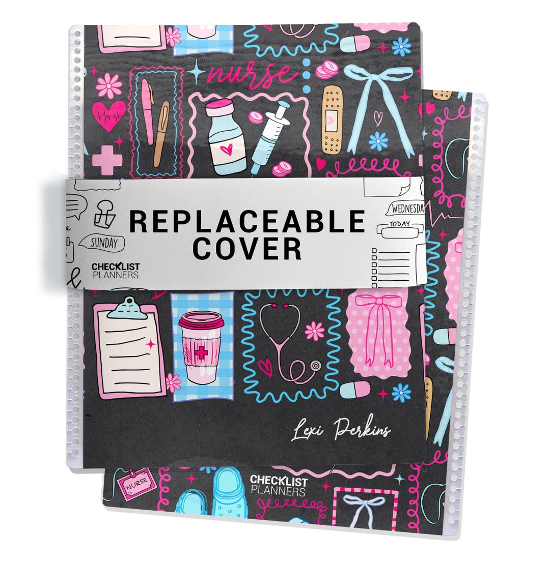 Replaceable Cover for the Checklist Planner, Nurse Stuff - Etsy