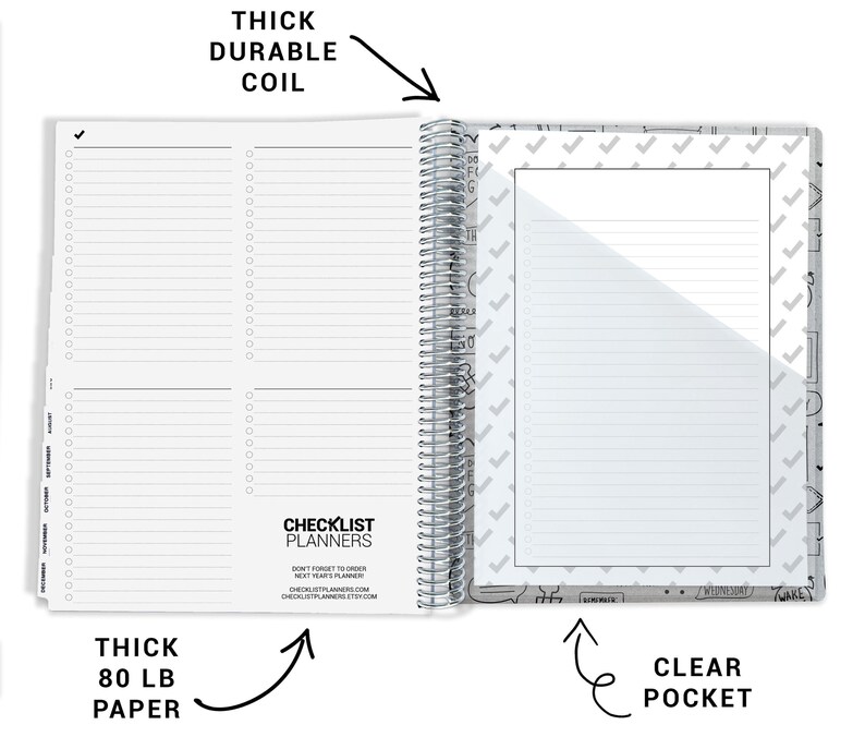 Male Planners for MEN, Checklist Planner, to Do List Planner, 2026-2027 ...