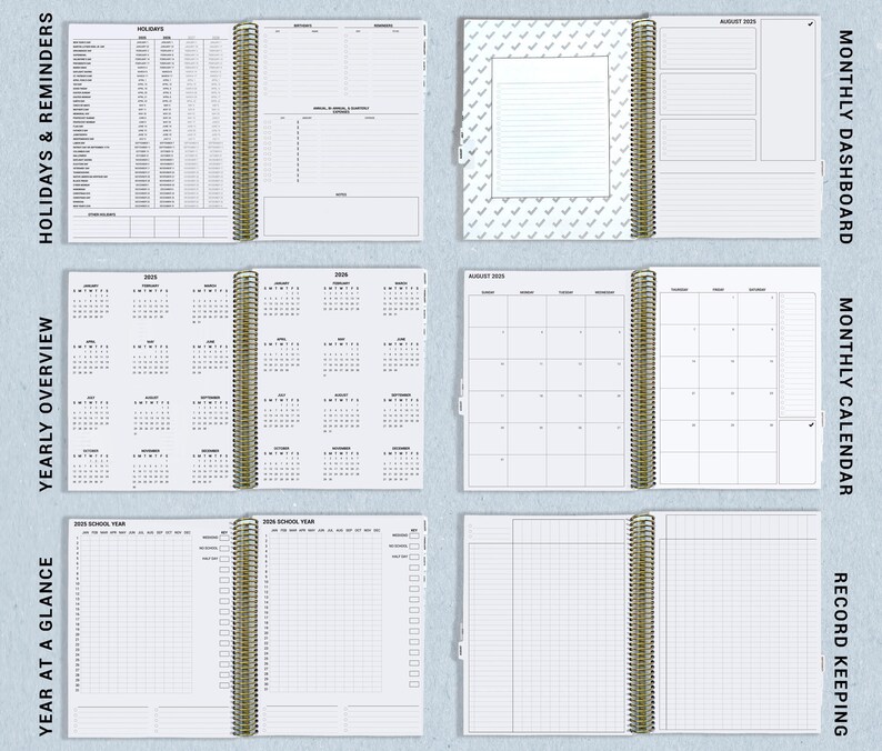 TEACHER Checklist Planner, Lesson Planner, 2026-2027, School Year ...
