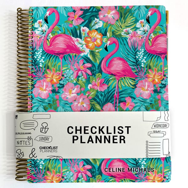 Flamingo Planner - Etsy