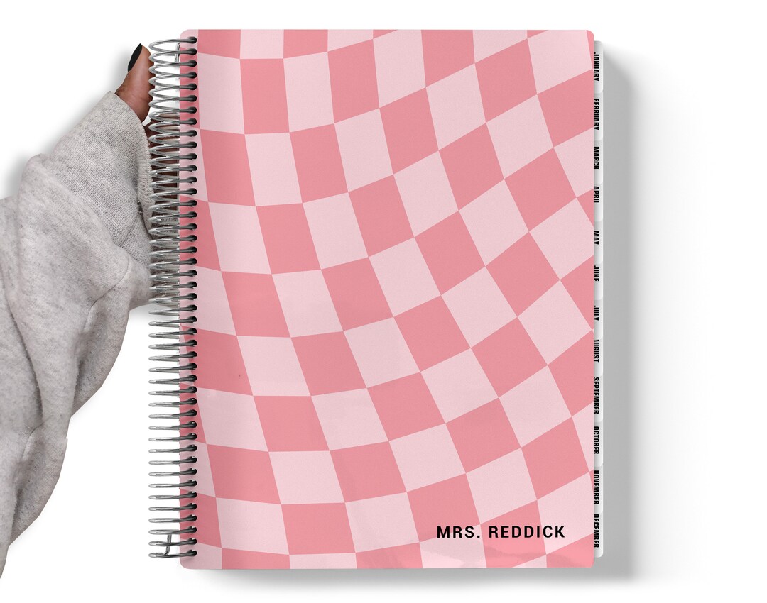 TEACHER Checklist Planner, Personalized Teacher Planner 2024-2025 ...