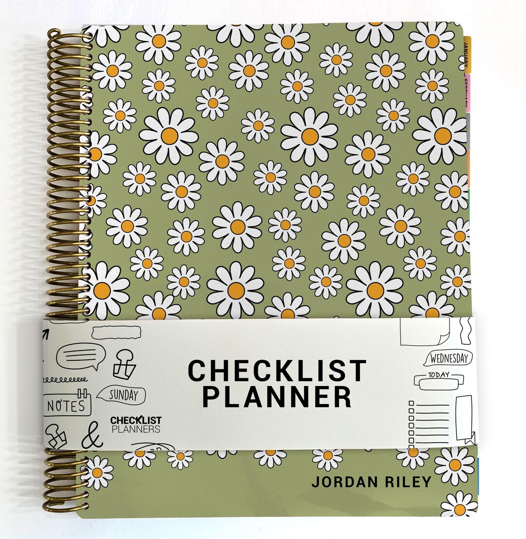 Checklist Planner, to Do List Planner, 2025-2026, Personalized Weekly ...