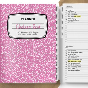 Checklist Planner to Do List Planner Personalized Planner - Etsy