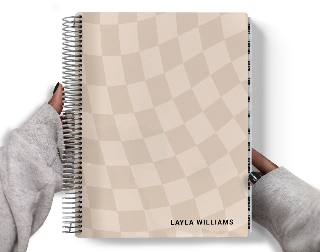 2024 Checklist Daily Planner, Personalized Monthly & Weekly Planner ...