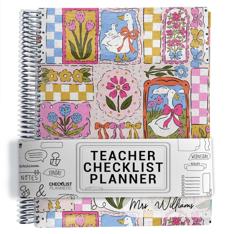 26 27 Teacher Planner - Etsy