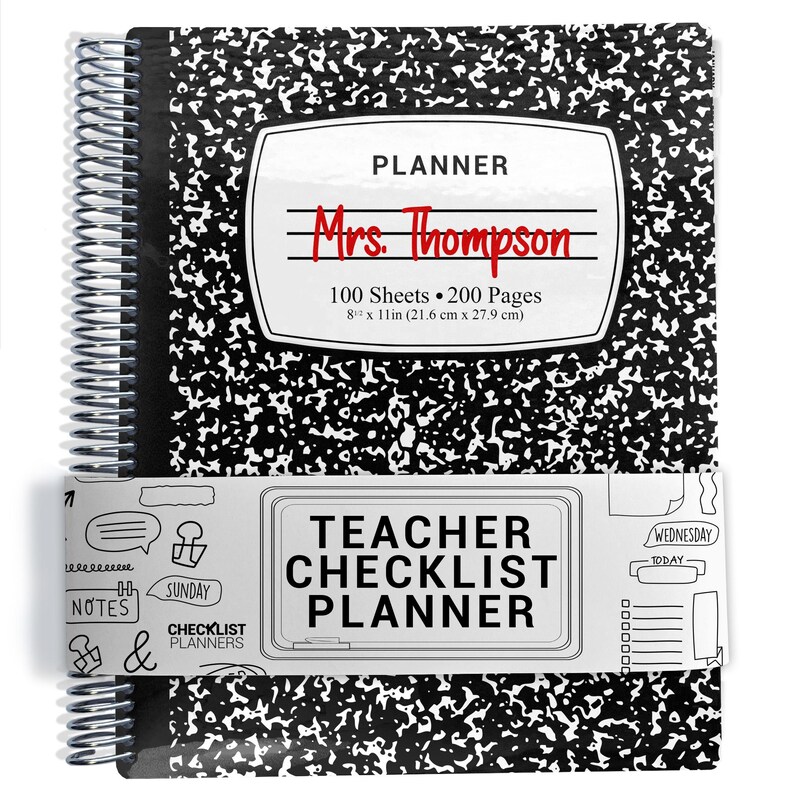 Teacher Planner - Etsy