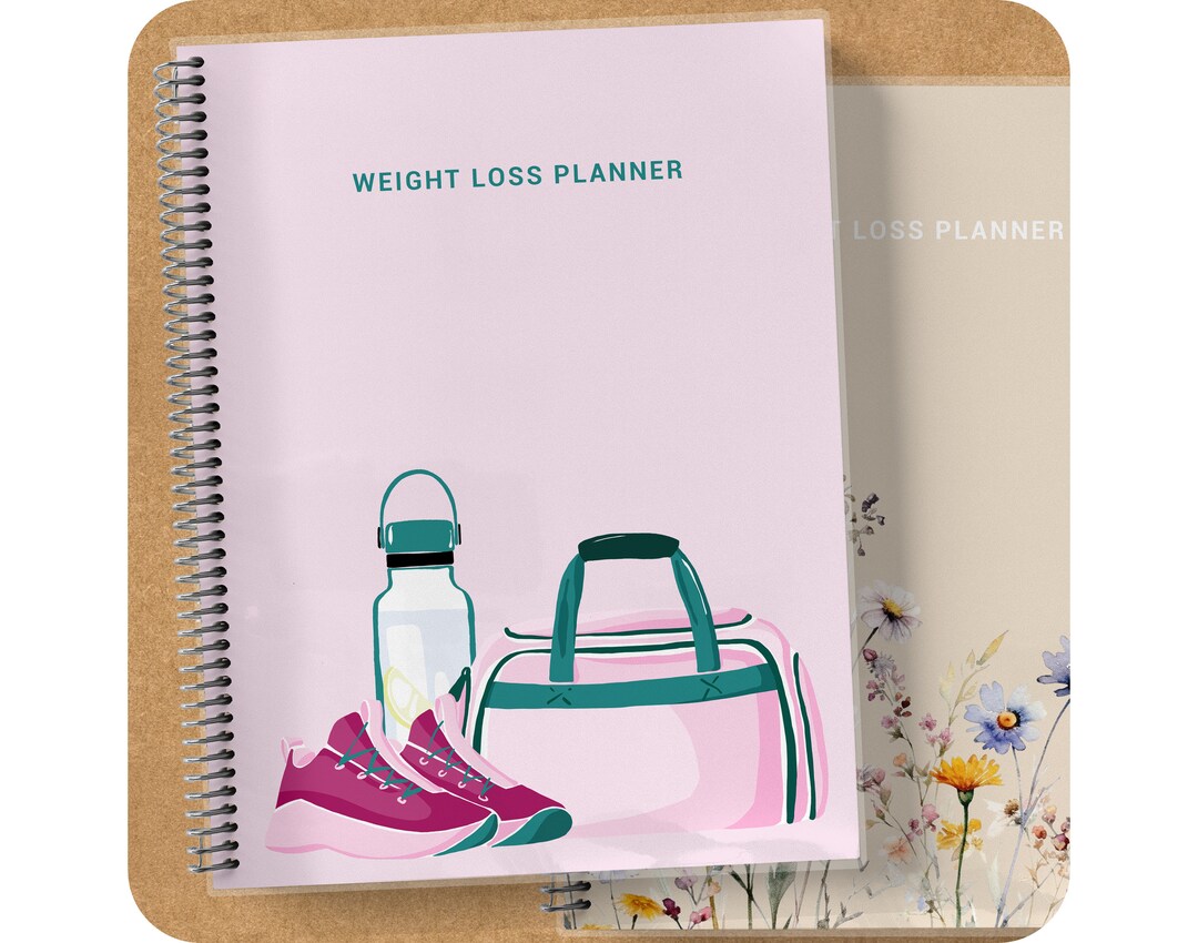Weight Loss Planner, Weight Loss Tracker, Fitness Planner, Weight Loss ...