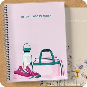 Weight Loss Planner, Weight Loss Tracker, Fitness Planner, Weight Loss ...