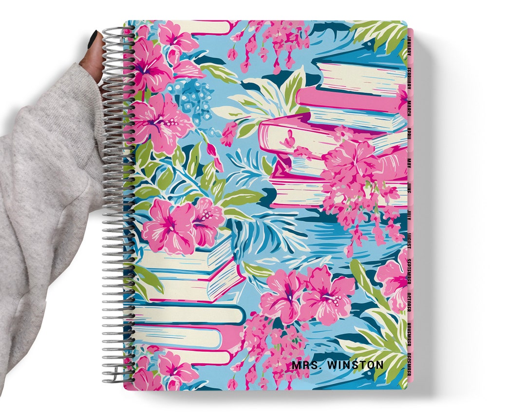 TEACHER Checklist Planner, Personalized, Teacher Planner, 2024-2025 ...