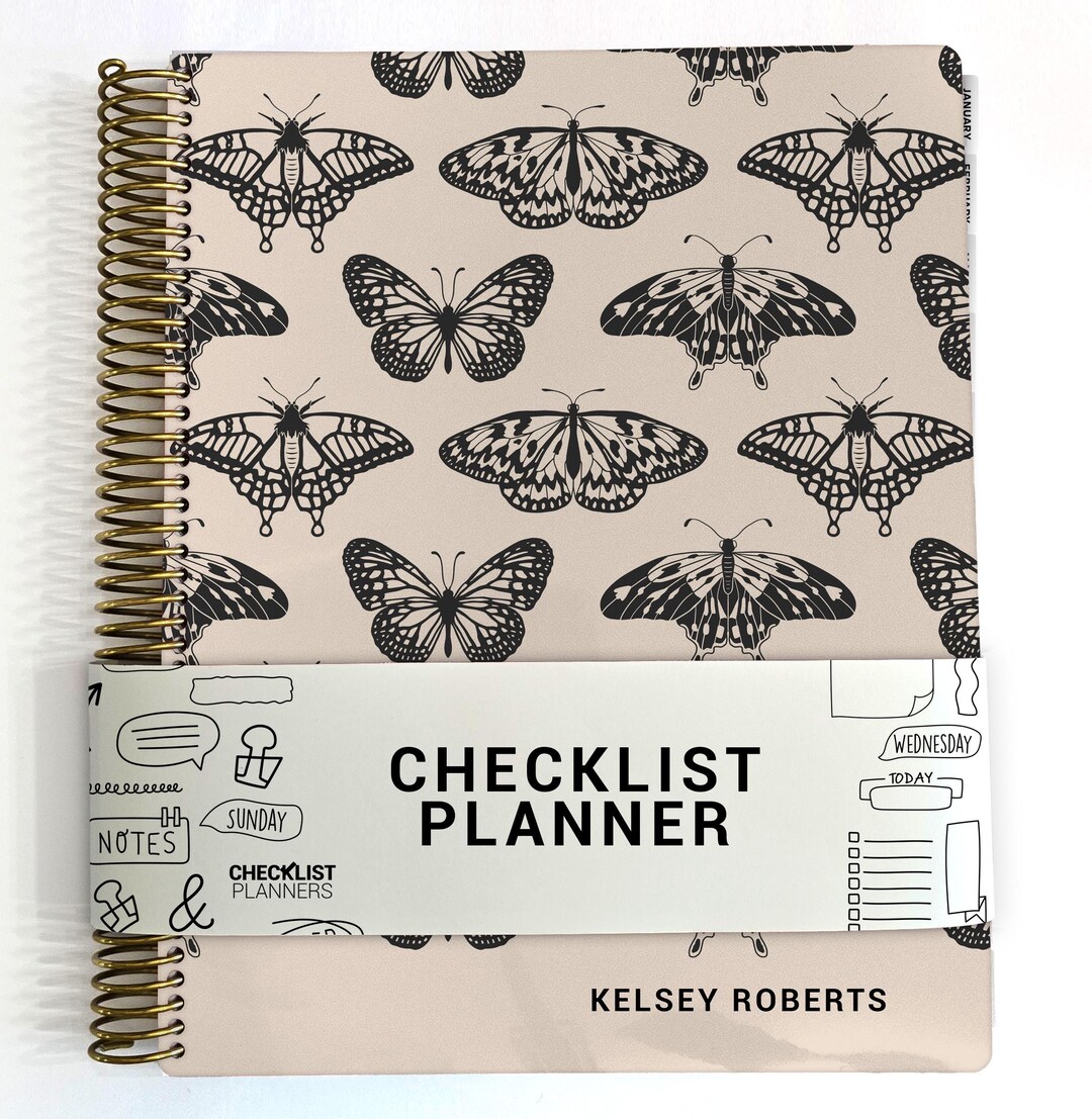 Checklist Planner, to Do List Planner, 2024-2025, 2025-2026 ...