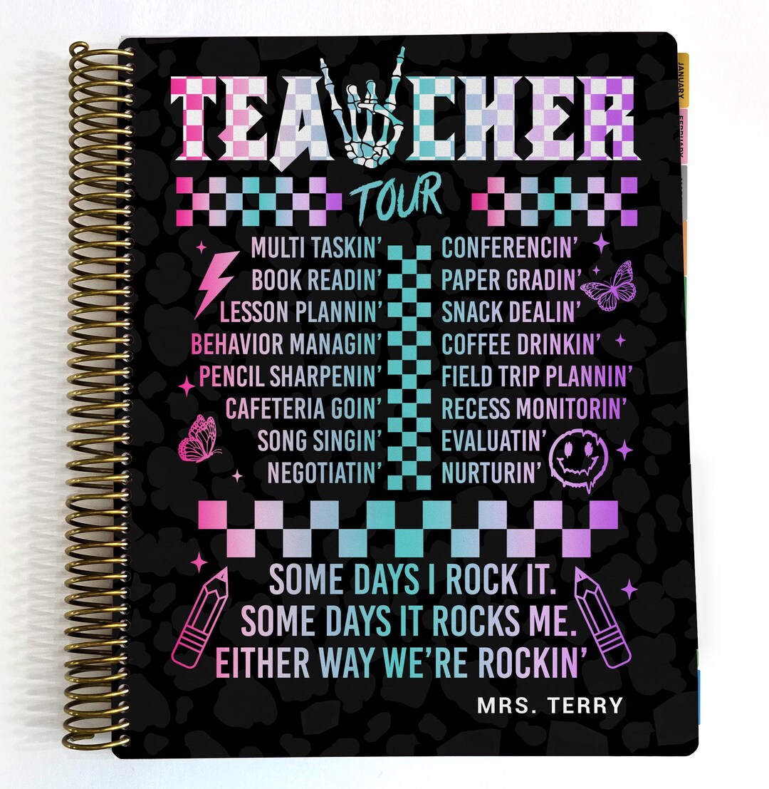TEACHER Checklist Planner, Lesson Planner, 2024-2025, 2025-2026, School ...