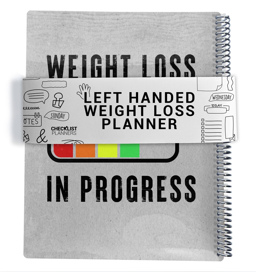 Men's Left Hand Weight Loss Planner, OMAD 2MAD 3MAD, Fitness Journal ...