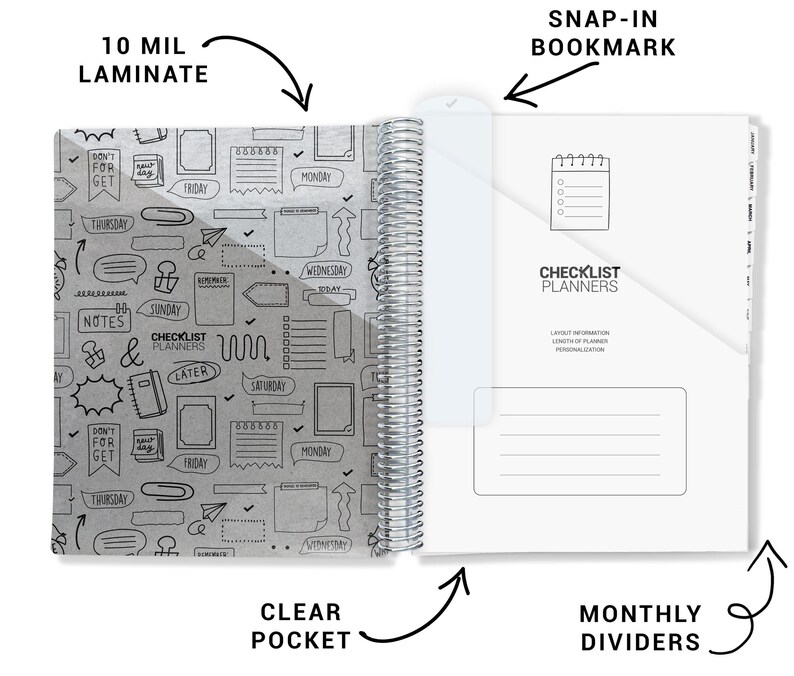 Male Planners for MEN, Checklist Planner, to Do List Planner, 2026-2027 ...