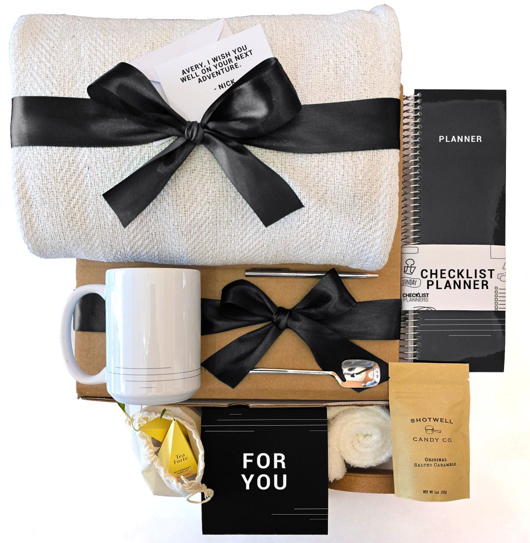 Men's Planner Gift Box, Gift Box Hygge With Blanket, Sending a Hug ...